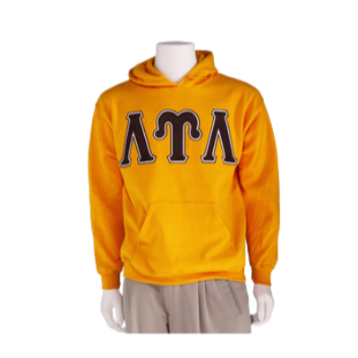 Lambda Upsilon Lambda Satin Stitch Hoodie – Greek Divine and More