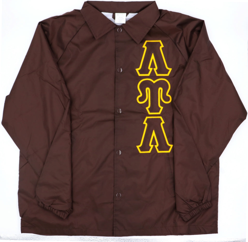 Lambda Upsilon Lambda Brown Line Jacket – Greek Divine and More