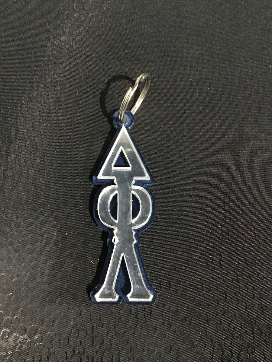 Delta Phi Lambda Greek Letter Acrylic Keychain – Greek Divine and More