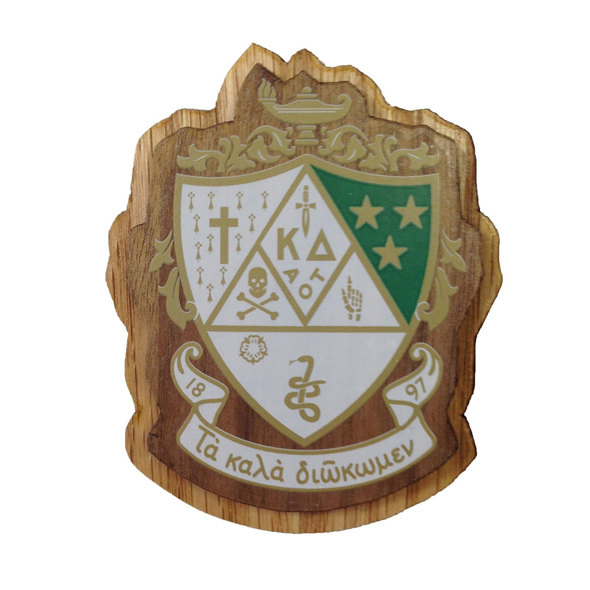 Kappa Delta Large Wood Crest – Greek Divine and More