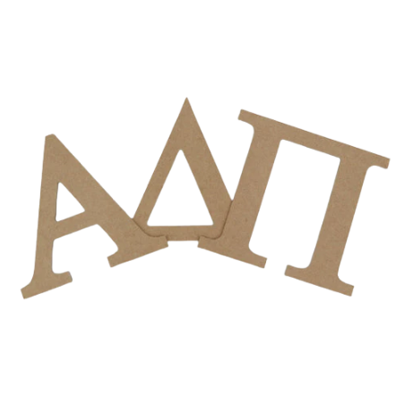 Alpha Delta Pi Crafting MDF/Wood Letter Set – Greek Divine and More