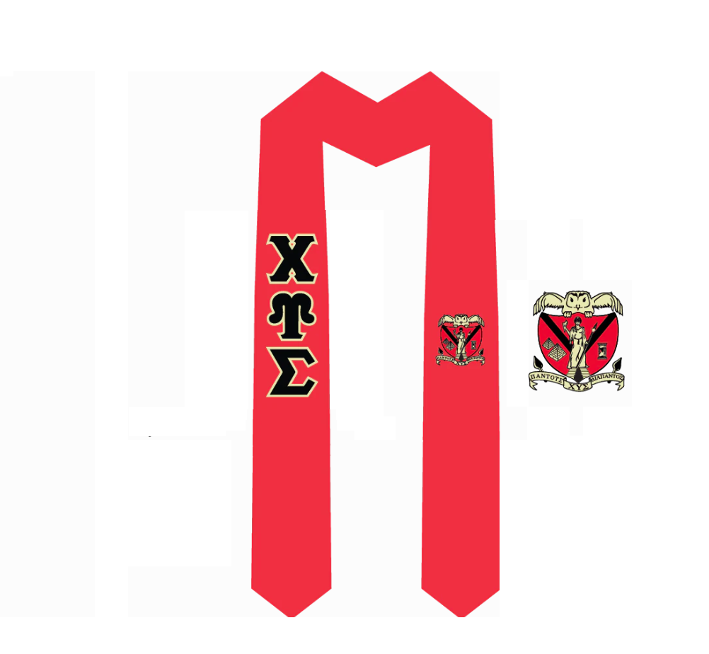 Chi Upsilon Sigma Satin Graduation Stole – Greek Divine and More