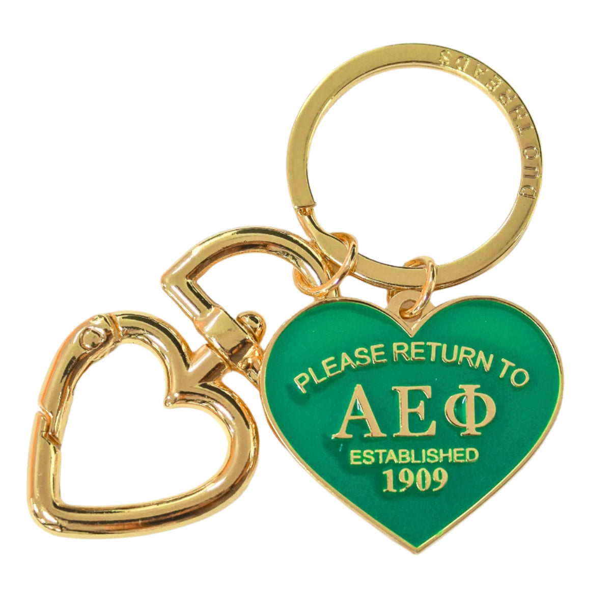 Alpha Epsilon Phi Please Return Key Ring – Greek Divine and More