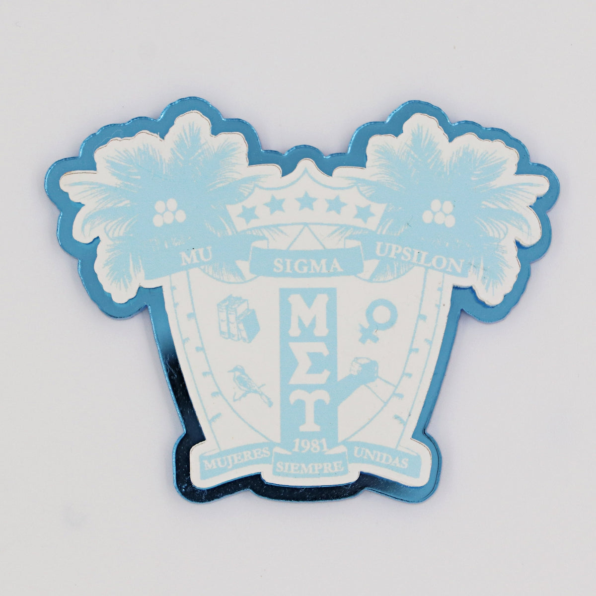 Mu Sigma Upsilon Large Acrylic Crest – Greek Divine and More