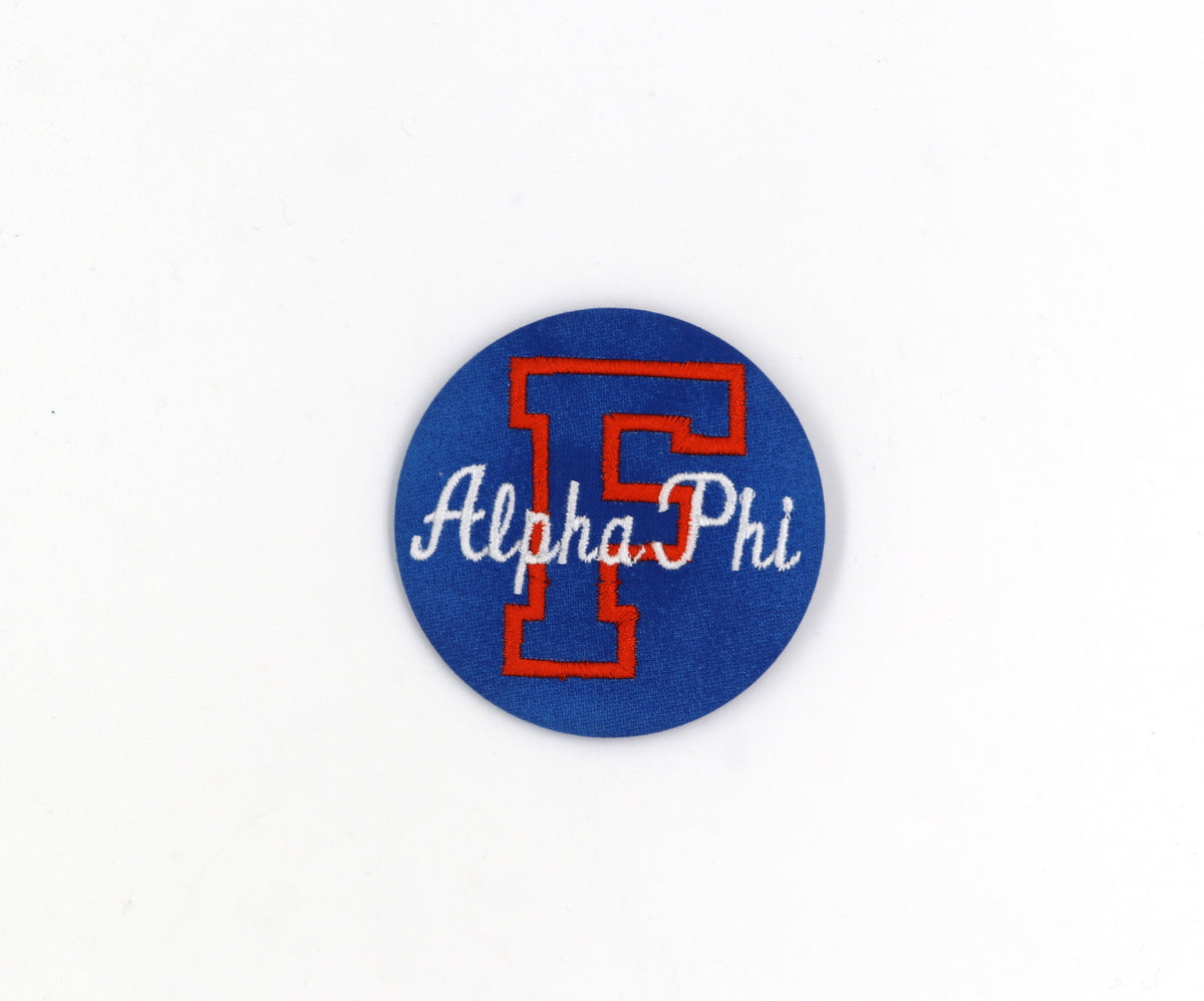 Alpha Phi Game Day Embroidered Button Set 2 – Greek Divine and More