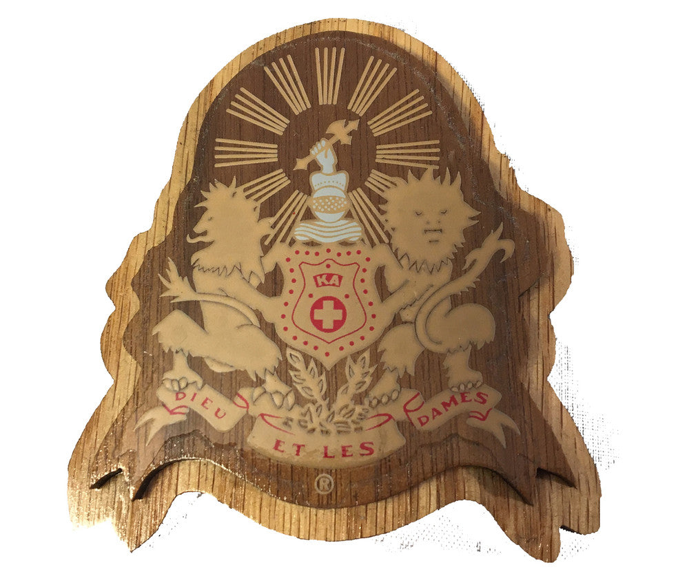 Kappa Alpha Order Large Wood Crest – Greek Divine and More