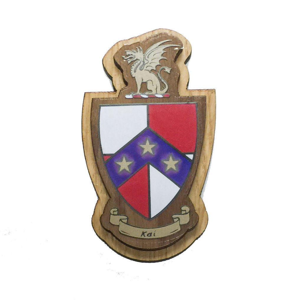 Beta Theta Pi Large Wood Crest – Greek Divine and More