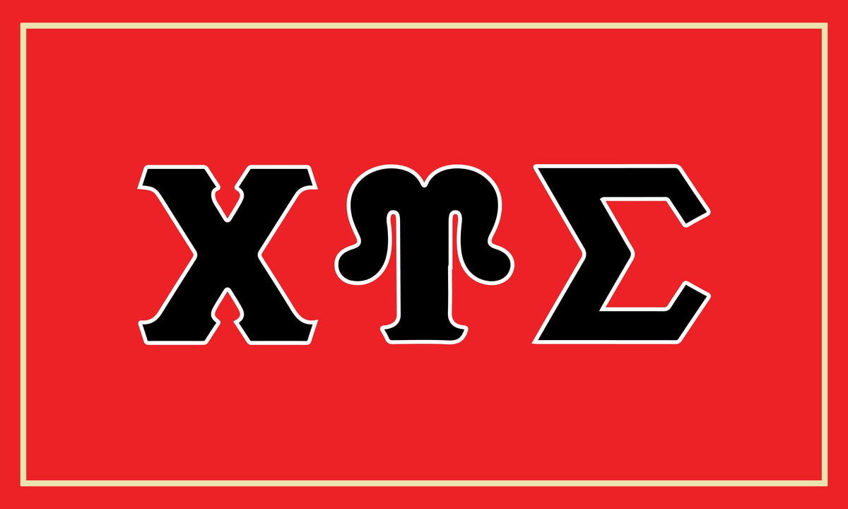 Chi Upsilon Sigma Letter Flag – Greek Divine and More