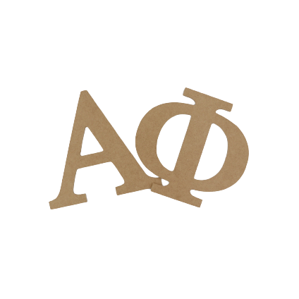 Alpha Phi Crafting MDF/Wood Letter Set – Greek Divine and More