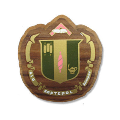 Delta Zeta Large Wood Crest – Greek Divine and More