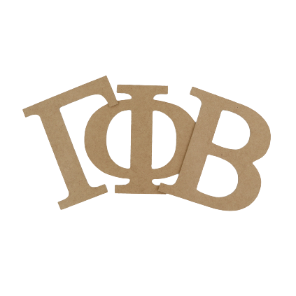 Gamma Phi Beta Crafting MDF/Wood Letter Set – Greek Divine and More