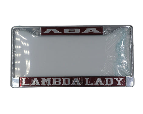 Lambda Theta Alpha - Lambda Lady License Frame – Greek Divine and More