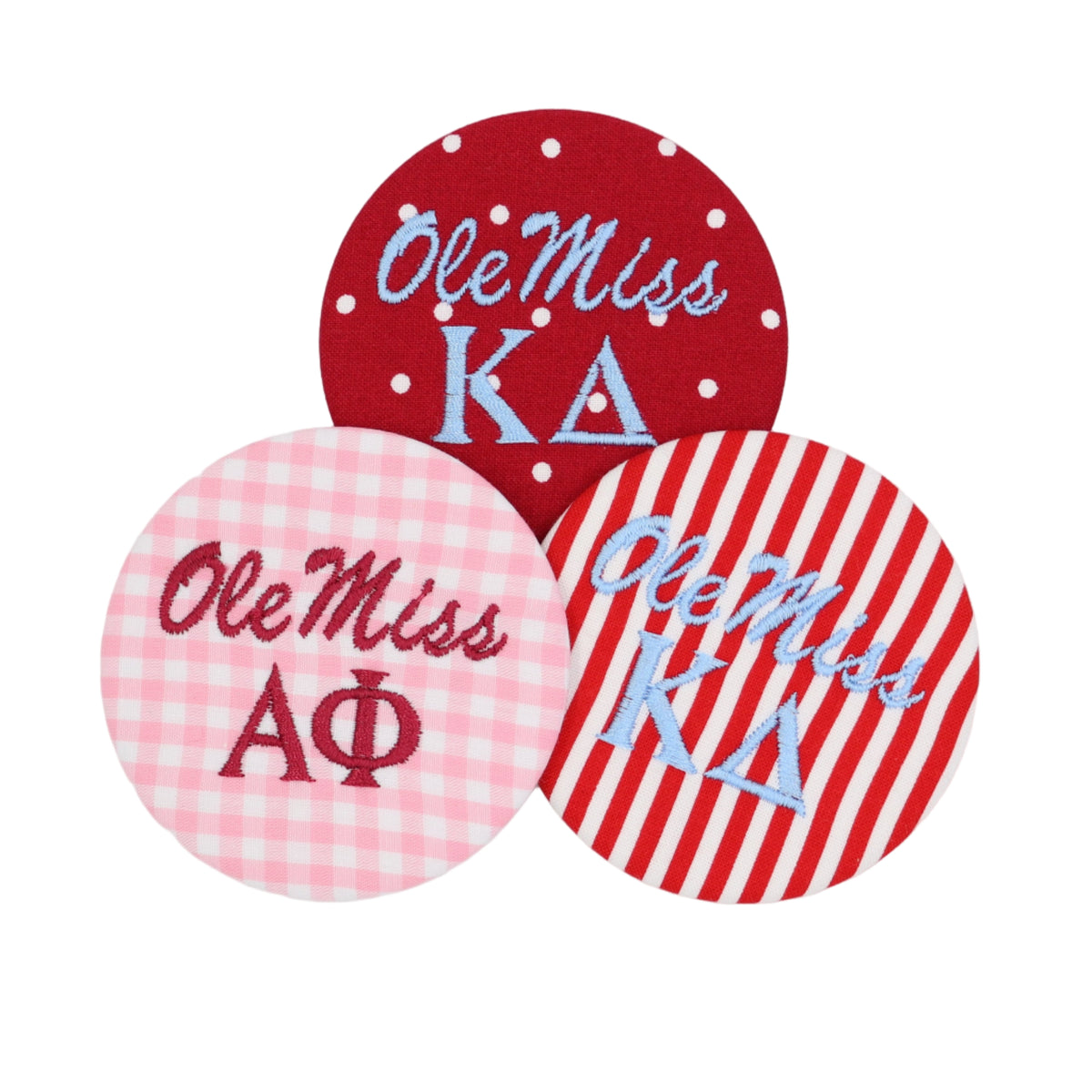Ole Miss Game Day Embroidered Button – Greek Divine and More