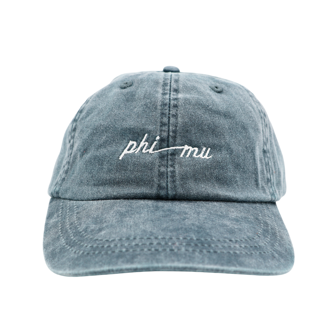 Phi Mu Script Hat – Greek Divine and More