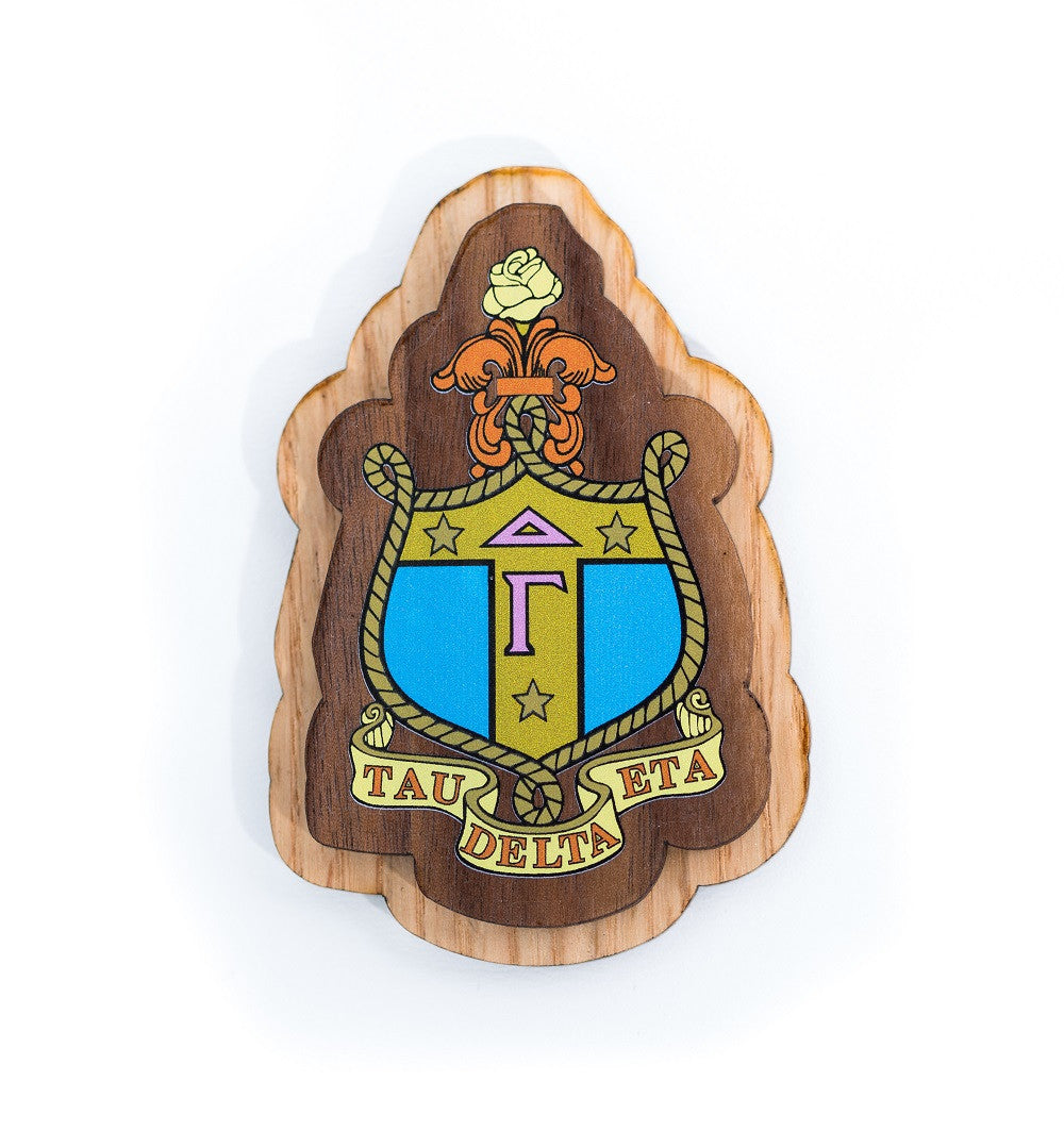 Delta Gamma Large Wood Crest – Greek Divine and More
