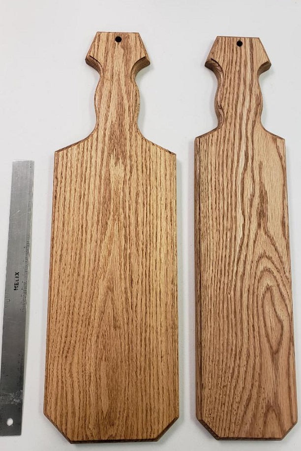 Stained Oak Paddle "A" – Greek Divine and More