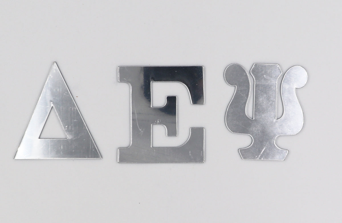 Delta Epsilon Psi 3" Mirror Acrylic Letters – Greek Divine and More