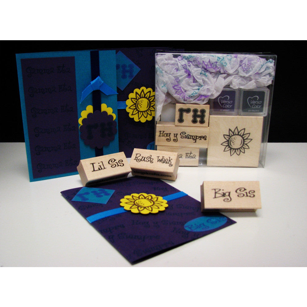 Gamma Eta Rubber Stamp Kit – Greek Divine and More