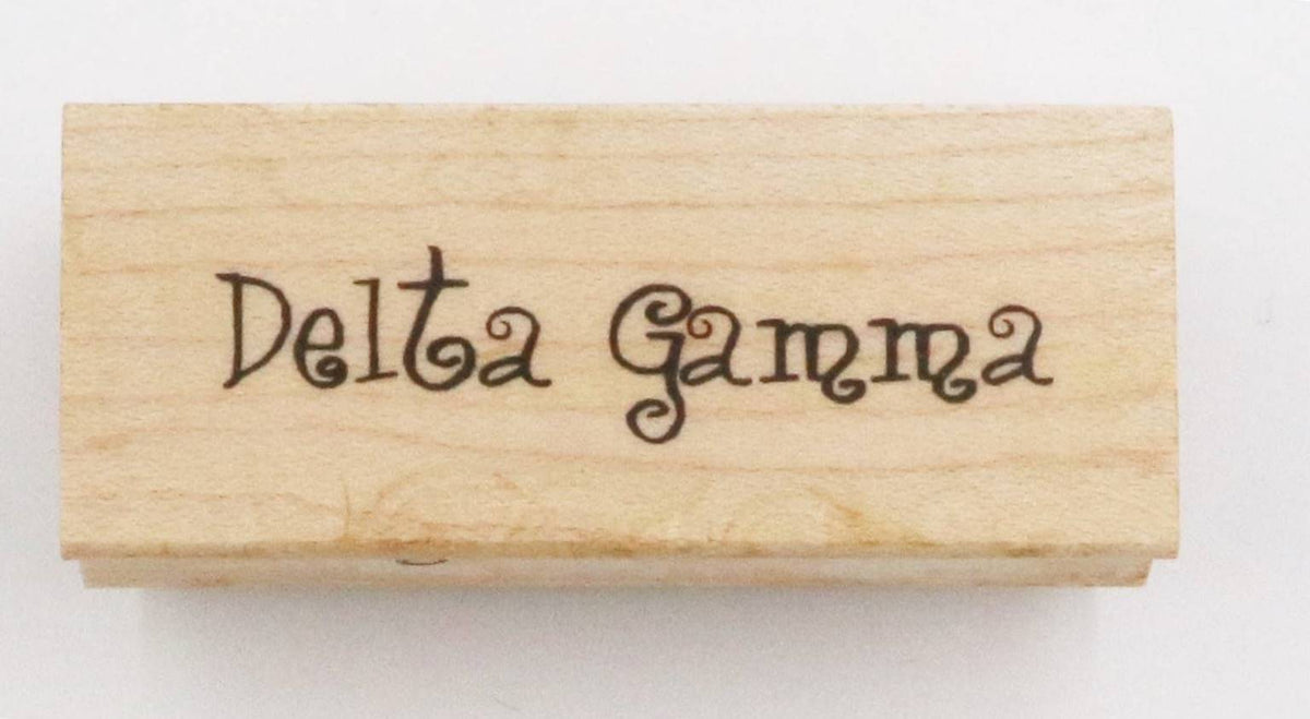 Delta Gamma Rubber Stamp – Greek Divine and More