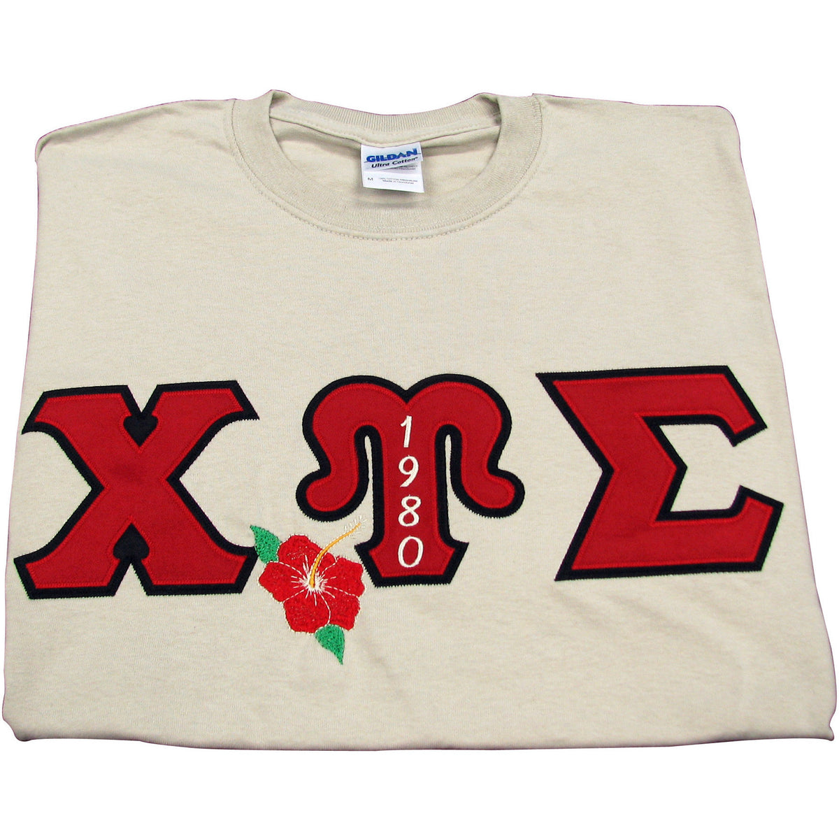 Chi Upsilon Sigma Hibiscus Tee – Greek Divine and More