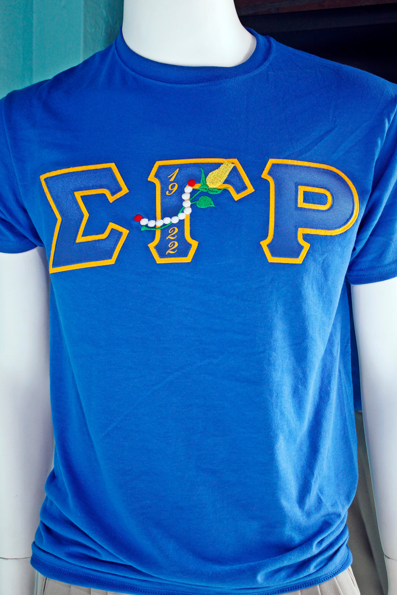 Sigma Gamma Rho Rose and Year Tee – Greek Divine and More