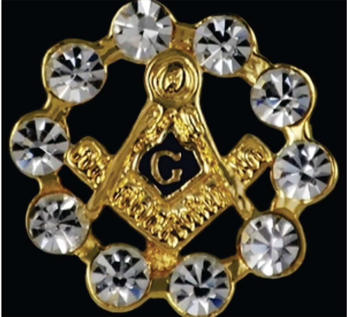 Masons Gold Jewel Pin – Greek Divine and More