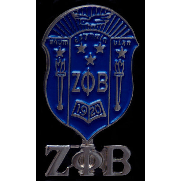 Zeta Phi Beta Shield Pin – Greek Divine and More