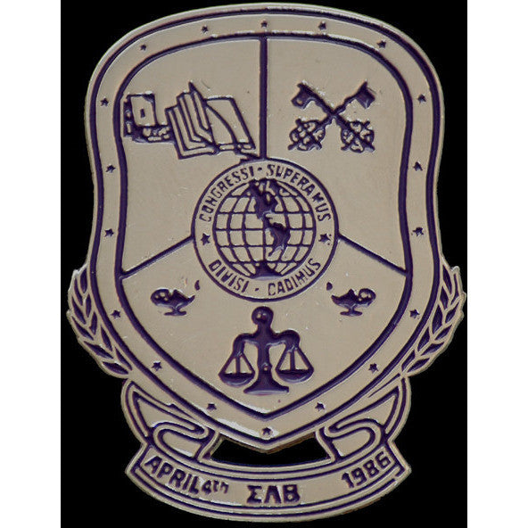 Sigma Lambda Beta Shield Pin – Greek Divine and More