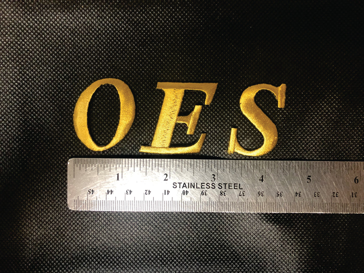 Order of the Eastern Star Letters Patch – Greek Divine and More