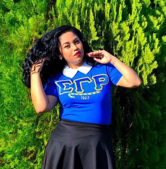 Sigma Gamma Rho Cane Tee – Greek Divine and More