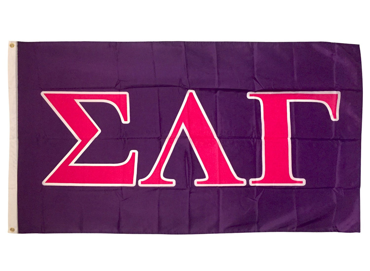 Sigma Lambda Gamma Letter Flag – Greek Divine and More