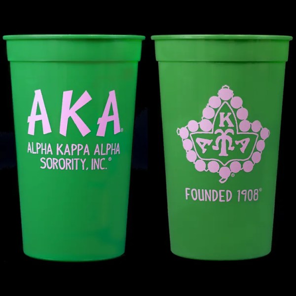 Alpha Kappa Alpha 22oz Stadium Cup – Greek Divine and More