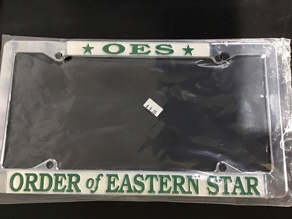 Order of the Eastern Star License Frame – Greek Divine and More