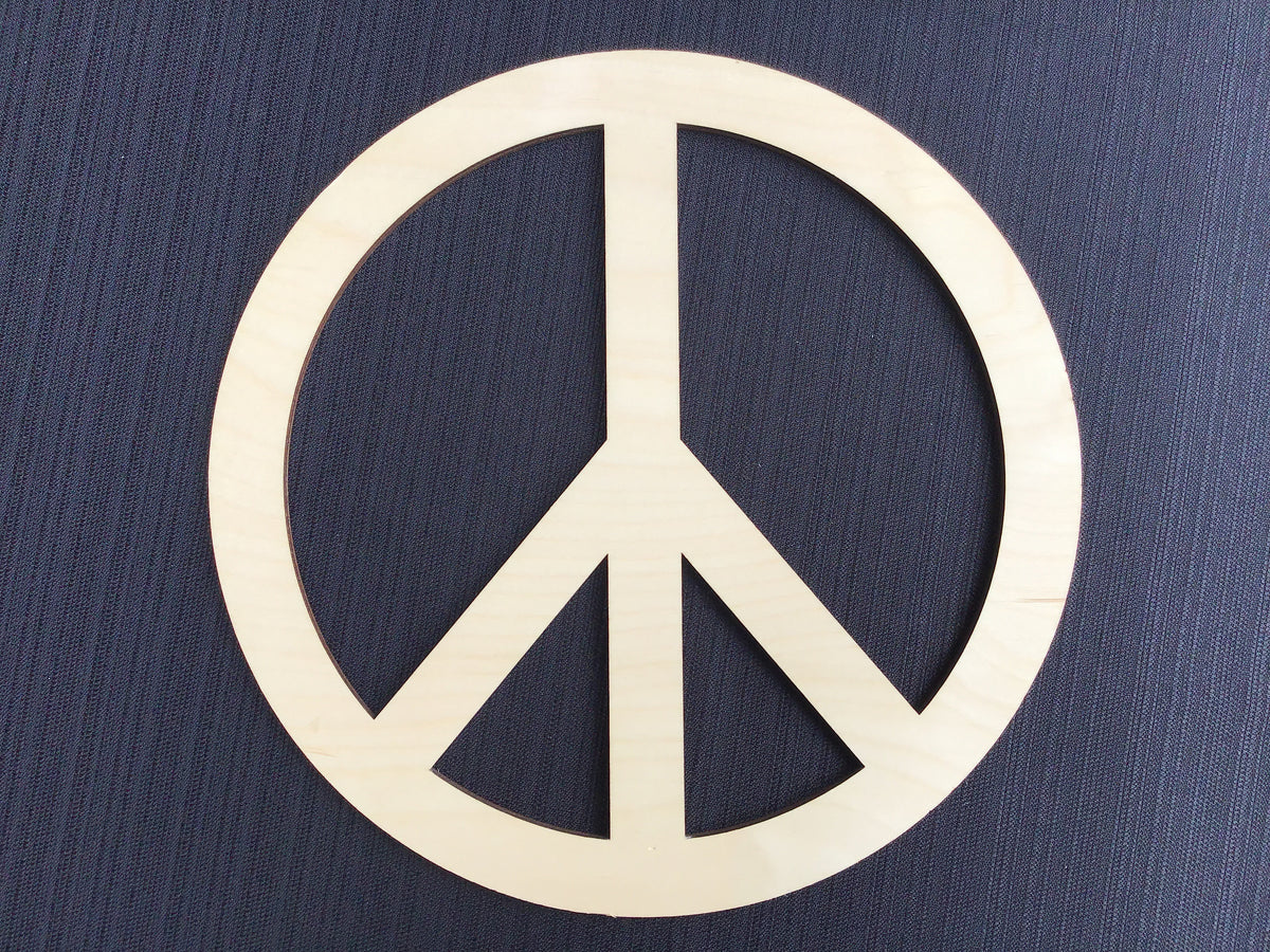Peace Sign Wood Board – Greek Divine and More
