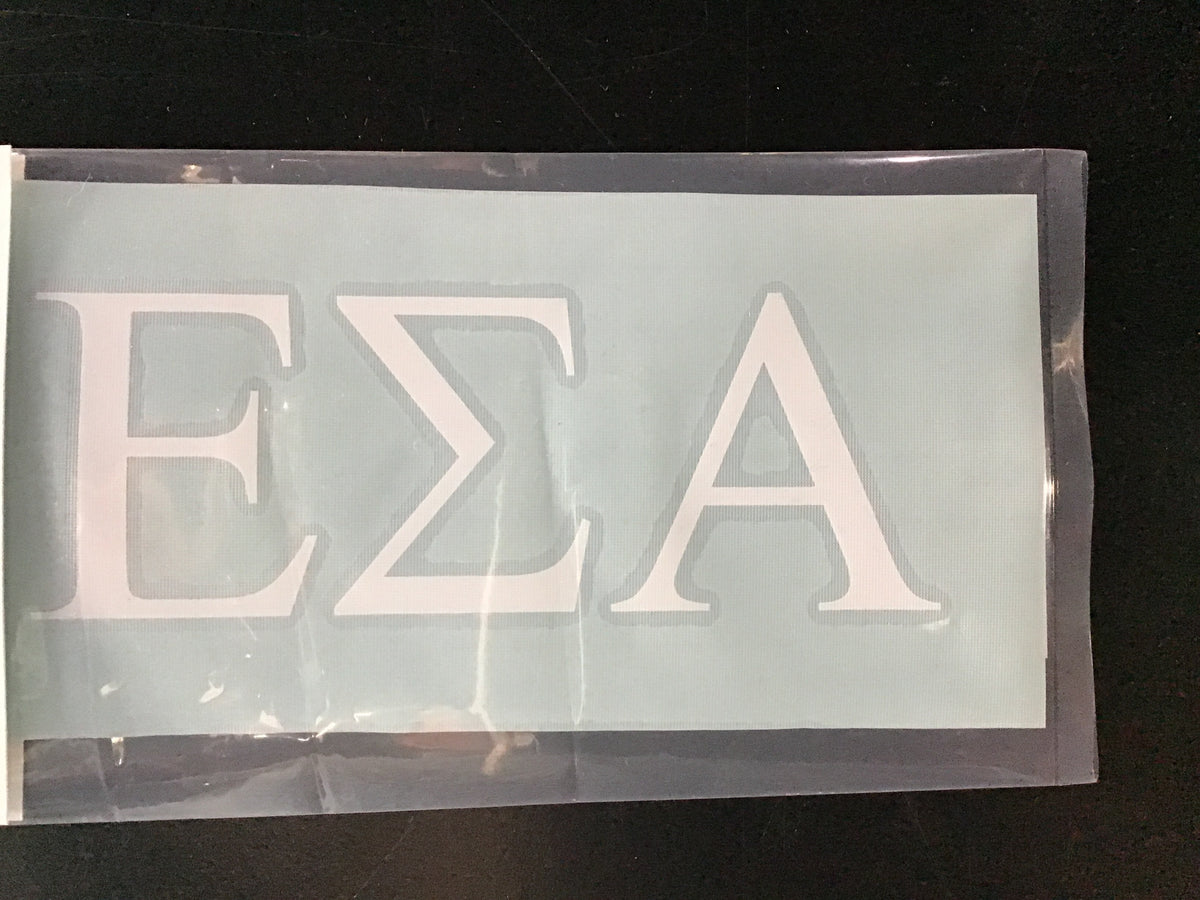 Epsilon Sigma Alpha Vinyl Decal – Greek Divine and More