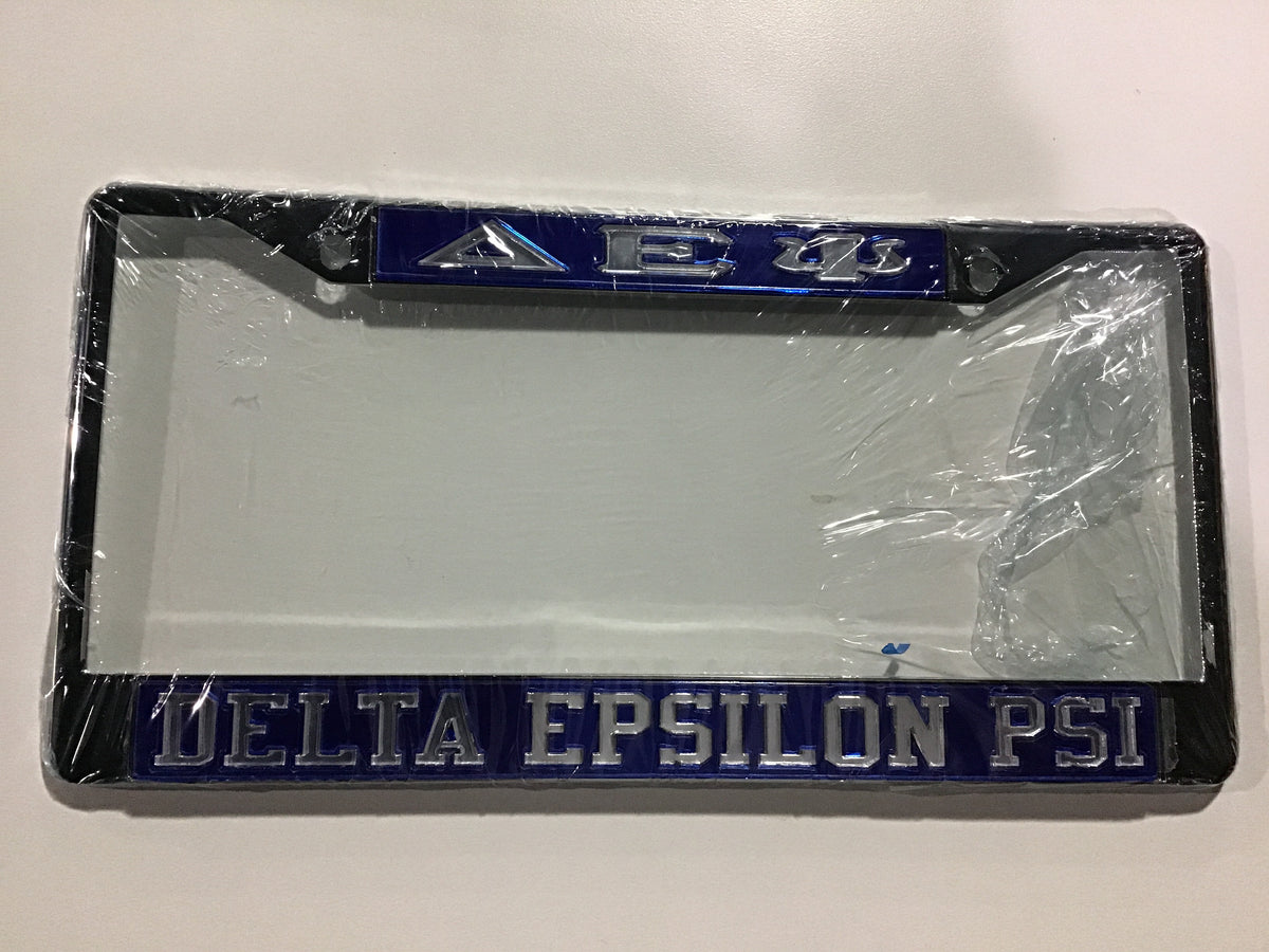 Delta Epsilon Psi License Frame – Greek Divine and More