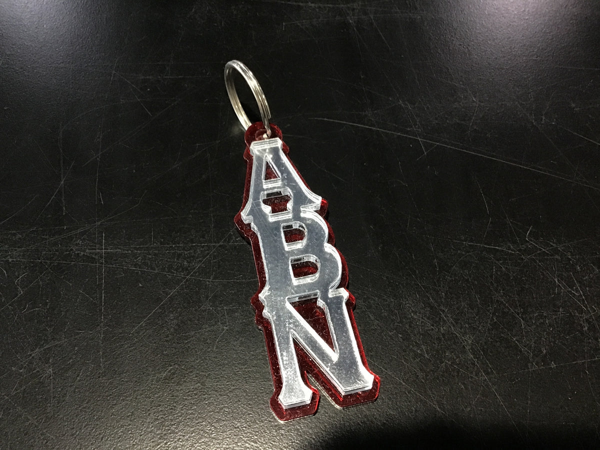 Alpha Beta Nu Keychain – Greek Divine and More
