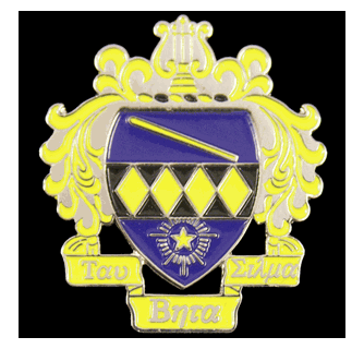 Tau Beta Sigma Shield Pin – Greek Divine and More